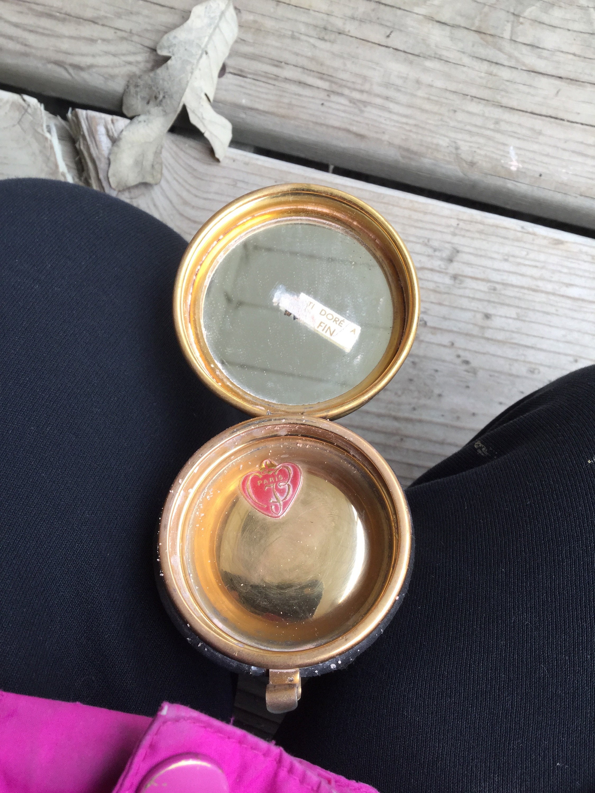Compact Wristlet, Powder Compact Made in France, 1940s, 1930s, Vintage ...