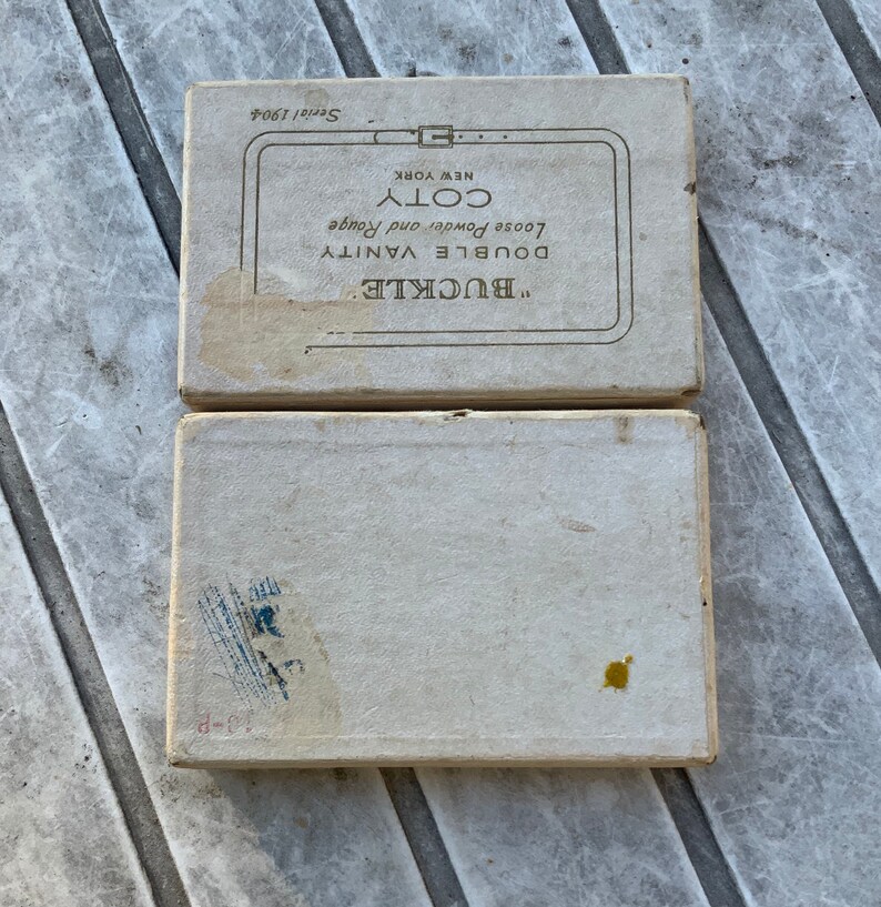 Vintage Coty Buckle Compact: Mid-century Figural Vanity With Box - Etsy