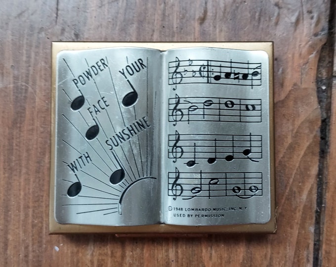 Pygmalion Sonata Figural Grand Piano Form Powder Compact Circa 1954 - Etsy