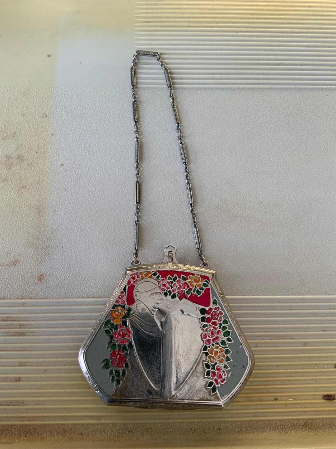 Deco Knight Compact, JM Fisher Compact, Collectible Vintage Compact ...