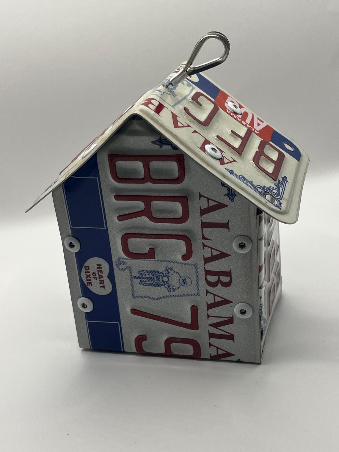 Alabama Mc. License Plate Tiny Birdhouse - Etsy