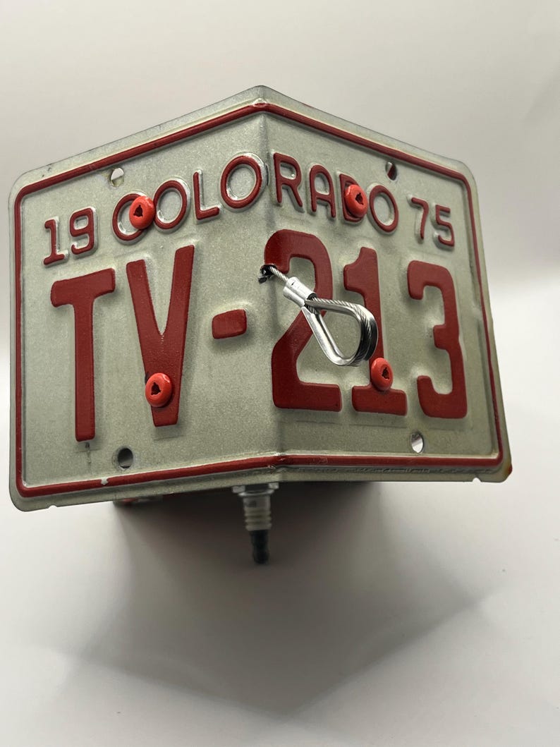 Colorado M/C License Plate Tiny Birdhouse - Etsy
