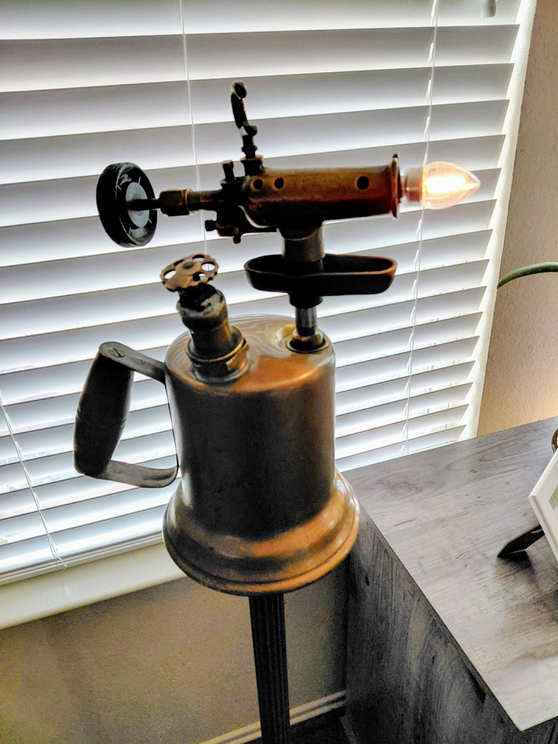 Steampunk Blow Torch Floor Lamp - Etsy