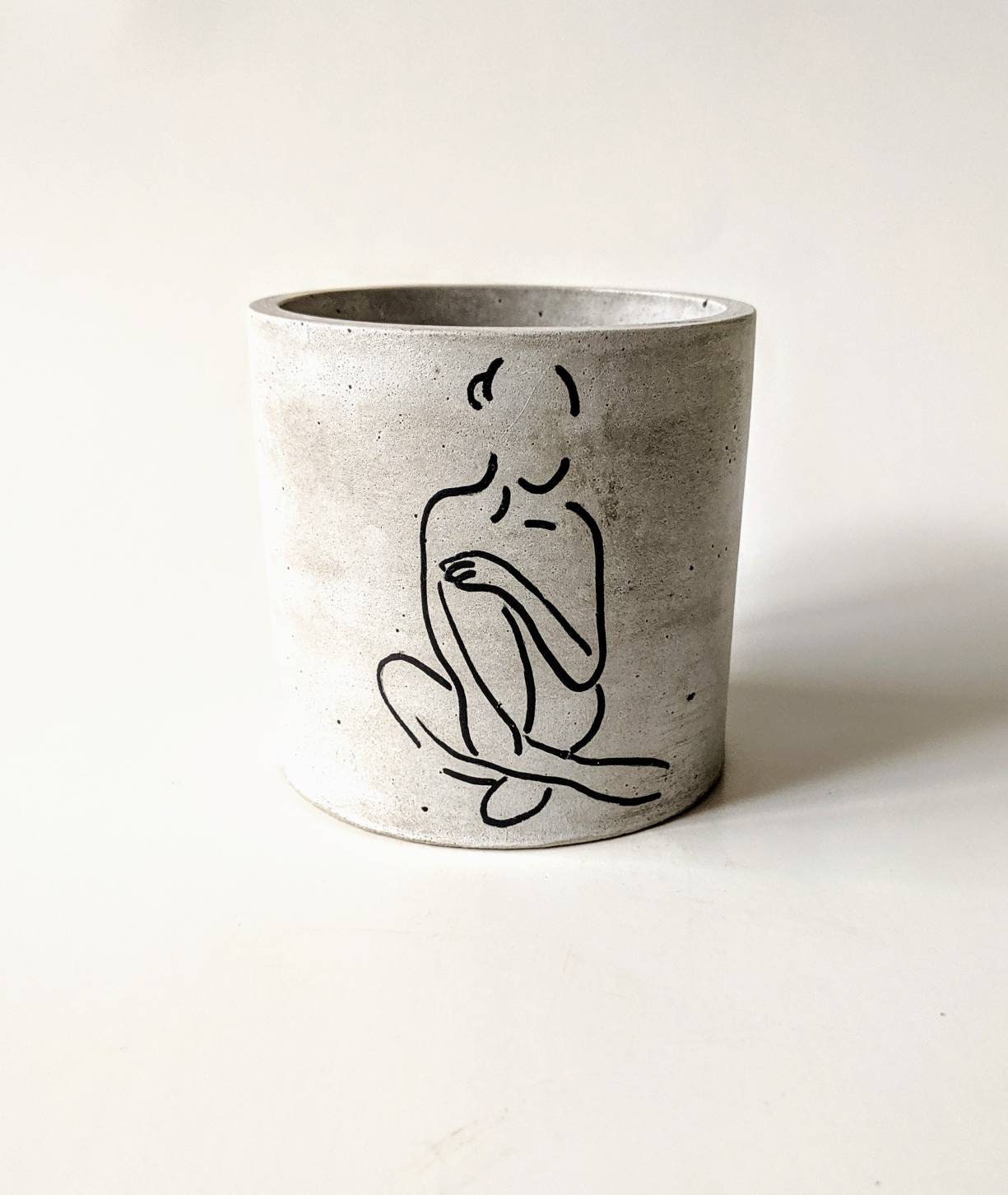 Ursula Concrete Cement Succulent Cacti Pot Planter Houseplant - Etsy