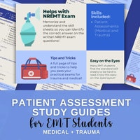 Patient Assessment EMT Crash Course Chapter 12 Notes - Etsy