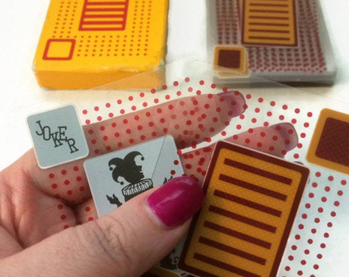 Clear Playing Cards See-through Transparent Plastic Poker Cards Circuit ...