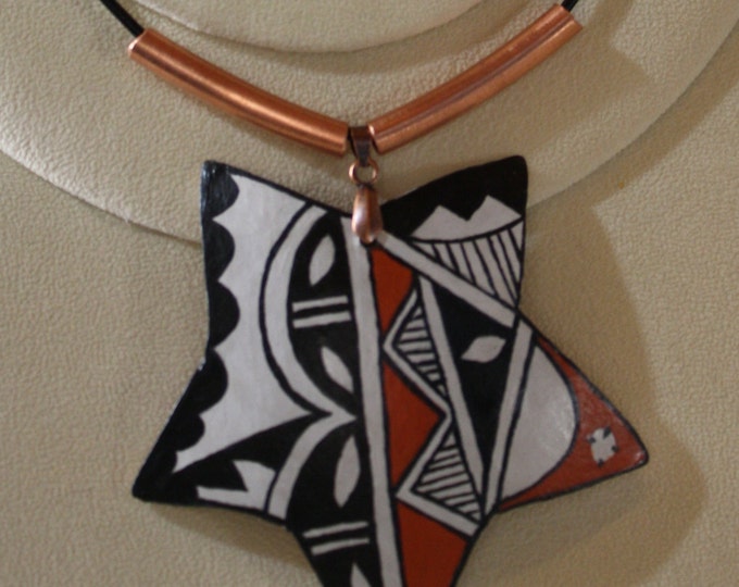 Southwest Indian Pottery “potsherd” Wearable Gourd Art, Fine Art in a ...