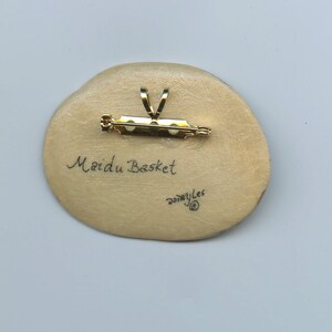 Maidu Indian Basket Hand Painted in Tedious Detail on Lightweight Gourd ...