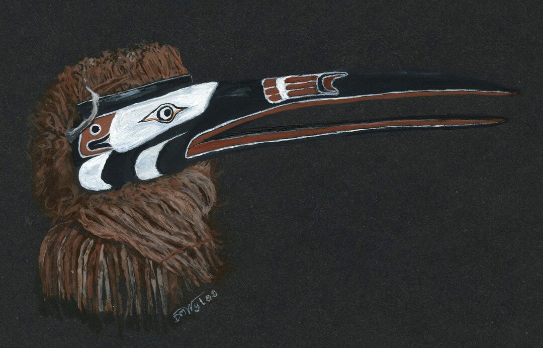 Raven Mask of the Kwakwaka'wakw, Pacific Northwest Indigenous ...