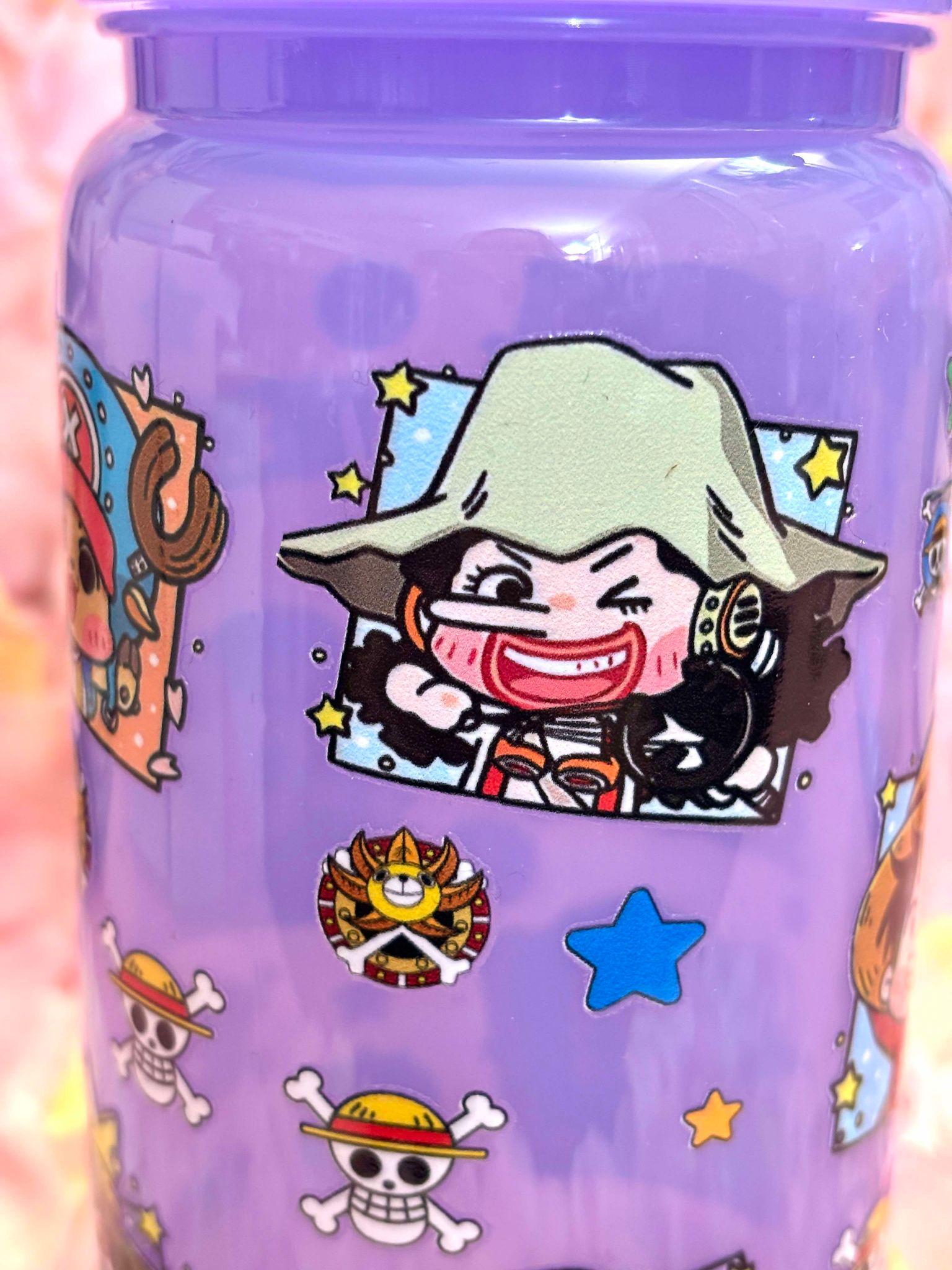 Anime Cup | Plastic Cups | Reusable Cup | Anime Plastic Cup | Cute Cup ...