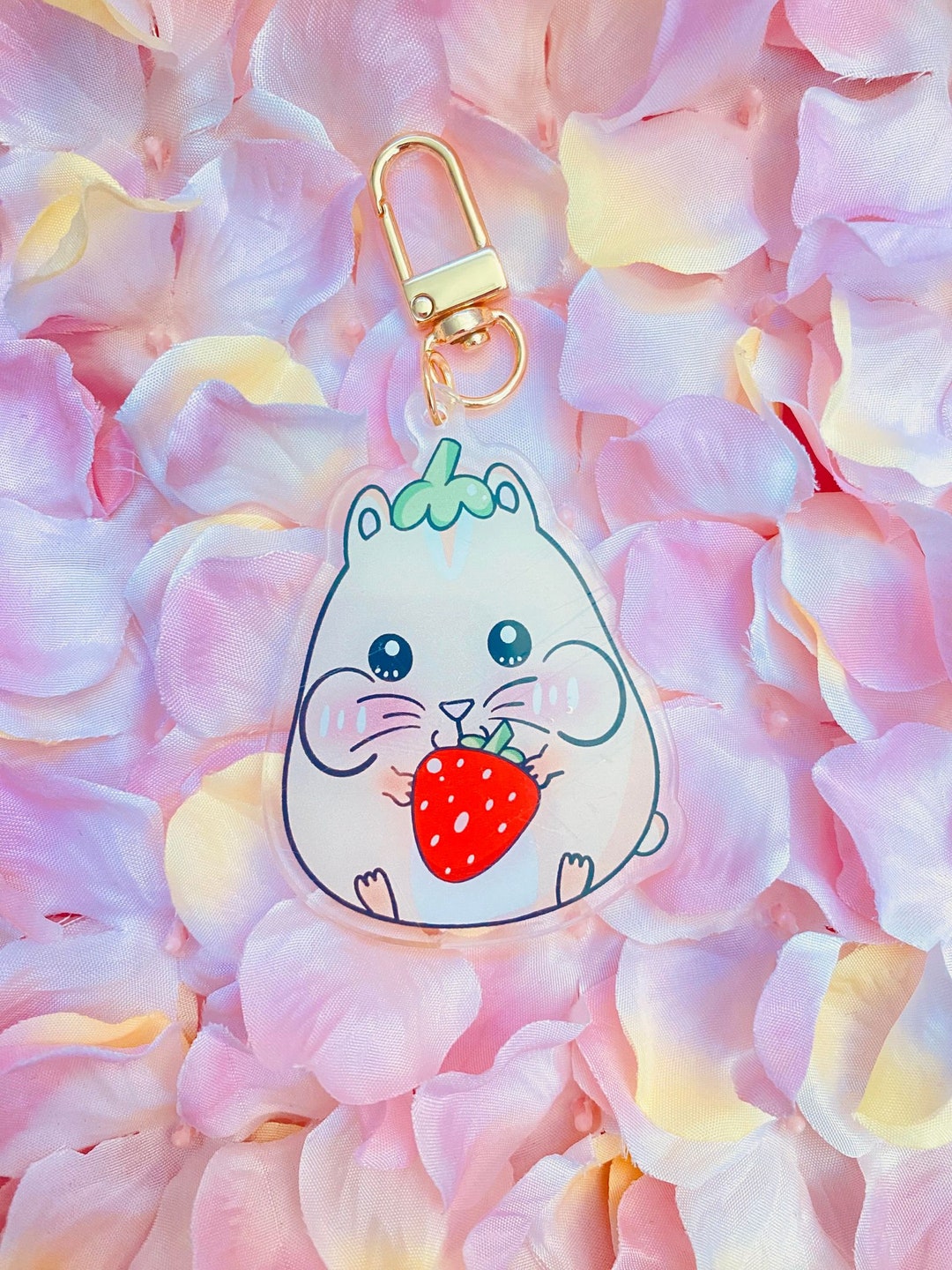 Hamster Keychain | Anime Keychain | Cute Keychain | Hamster Lover ...