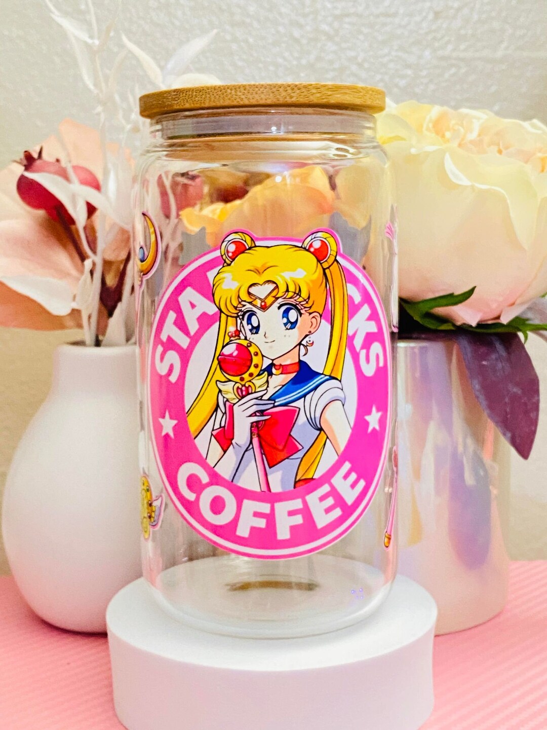 Anime Glass Cup | 16oz | Weeb - Etsy