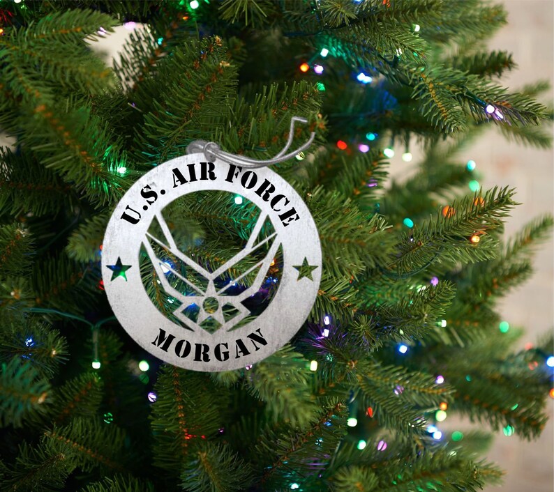 Air Force Logo Christmas Ornament - Etsy