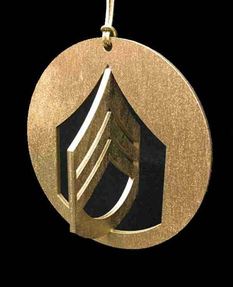 Army E-6 Staff Sergeant (SSG) 3D Christmas Ornament - Etsy UK