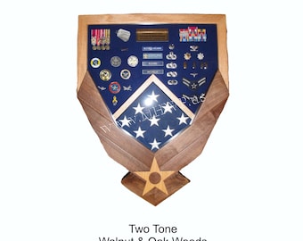 Air Force Logo (E8) Senior Master Sergeant Shadow Box - 3x5 Flag - Etsy