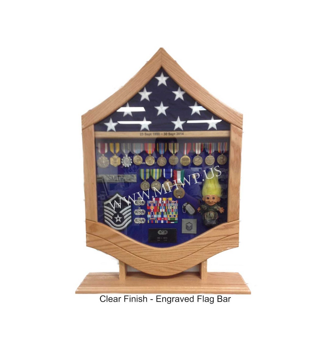 Air Force E7 Master Sergeant Shadow Box 3x5 Flag - Etsy