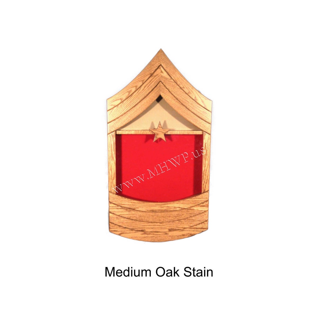 Marine E-9 Sergeant Major Shadow Box - Etsy