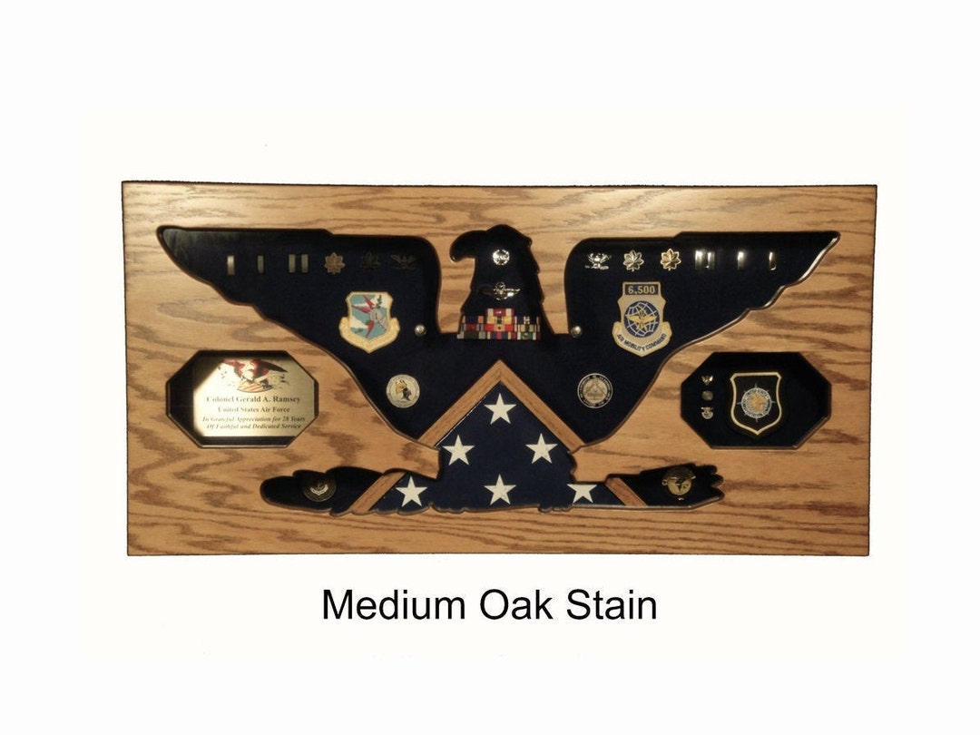 Military Officer Shadow Box - O-6 Colonel or Captain - Etsy