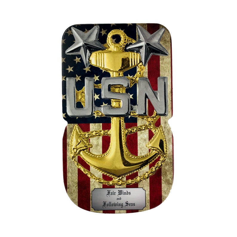 US Navy Enlisted Rank Wall Hanging - Etsy