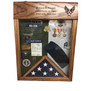 Laser Top Shadow Box - 3x5 Flag - Etsy