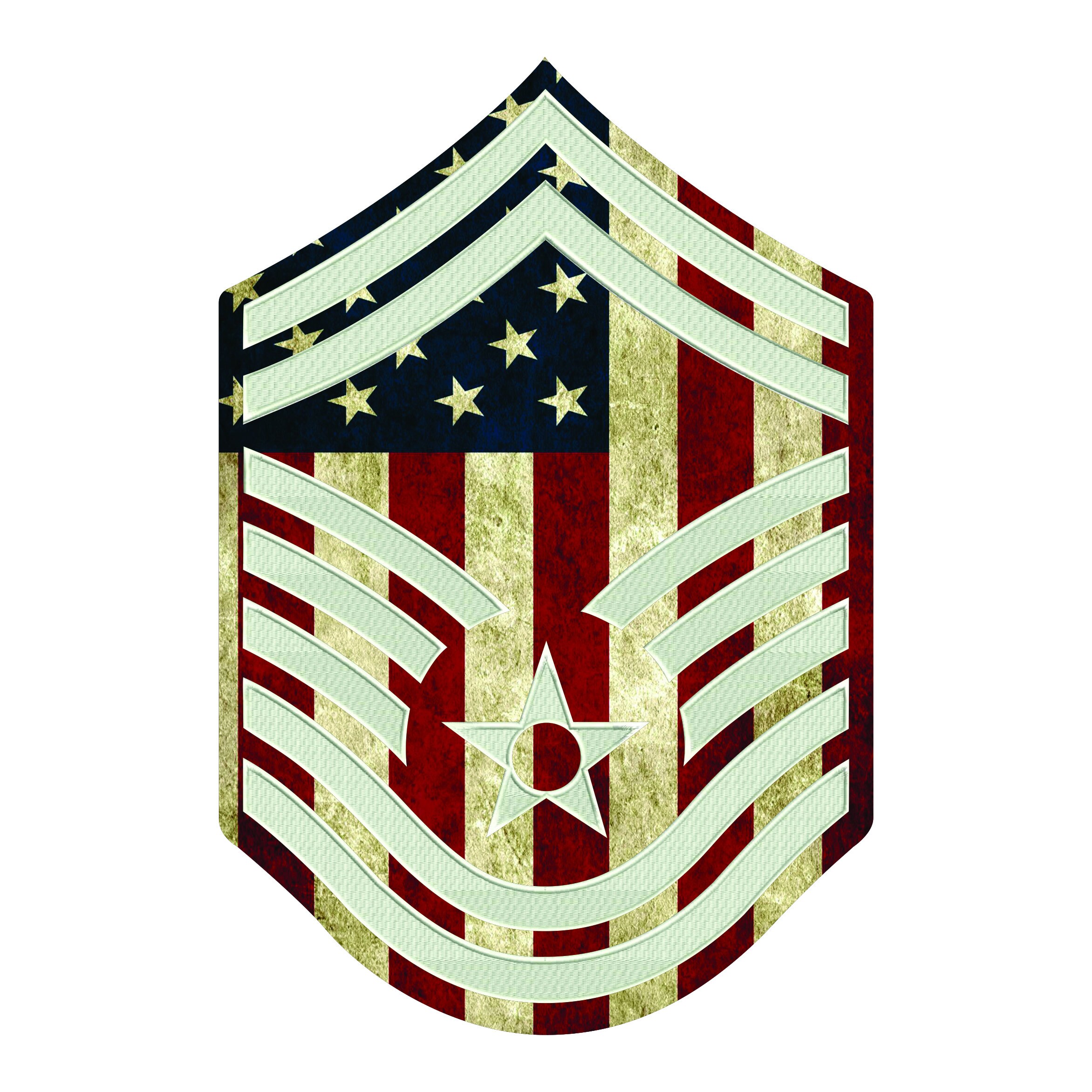 Air Force Chevron Wall Hanging Full Color Print - Etsy