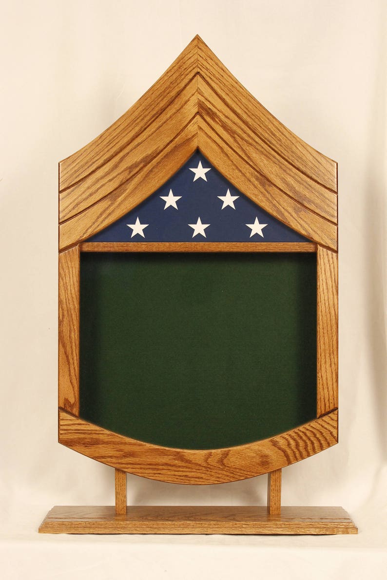 Army E6 Staff Sergeant Shadow Box 3x5 Flag | Etsy