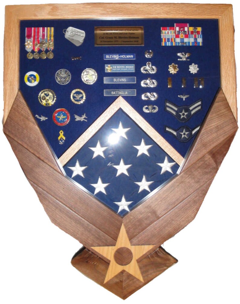 Air Force Logo Shadow Box - Etsy