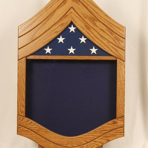 Air Force (E9) Chief Master Sergeant Shadow Box - 3x5 Flag - Etsy