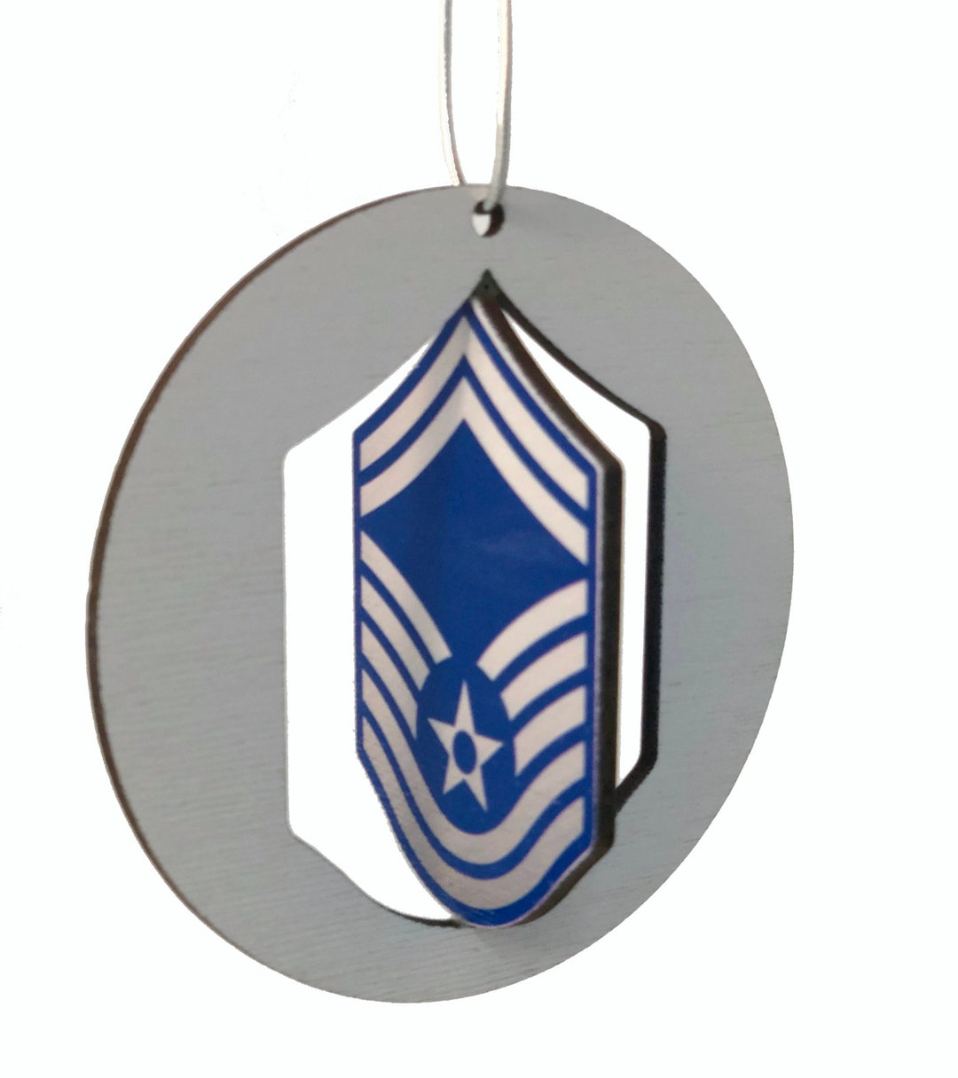 Air Force E-8 Senior Master Sergeant 3D Christmas Ornament - Etsy