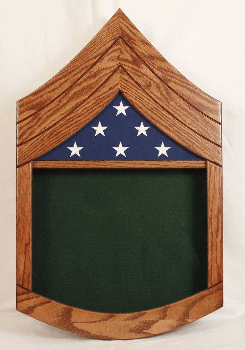 Army E6 Staff Sergeant Shadow Box 3x5 Flag | Etsy