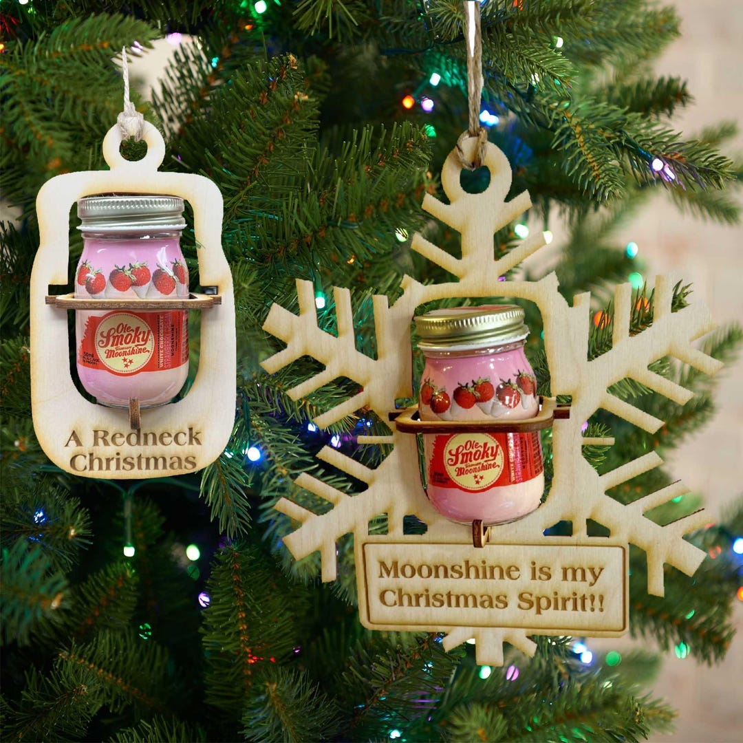 Ornament for Ole Smokey Moonshine Mini Liquor Bottle - Etsy