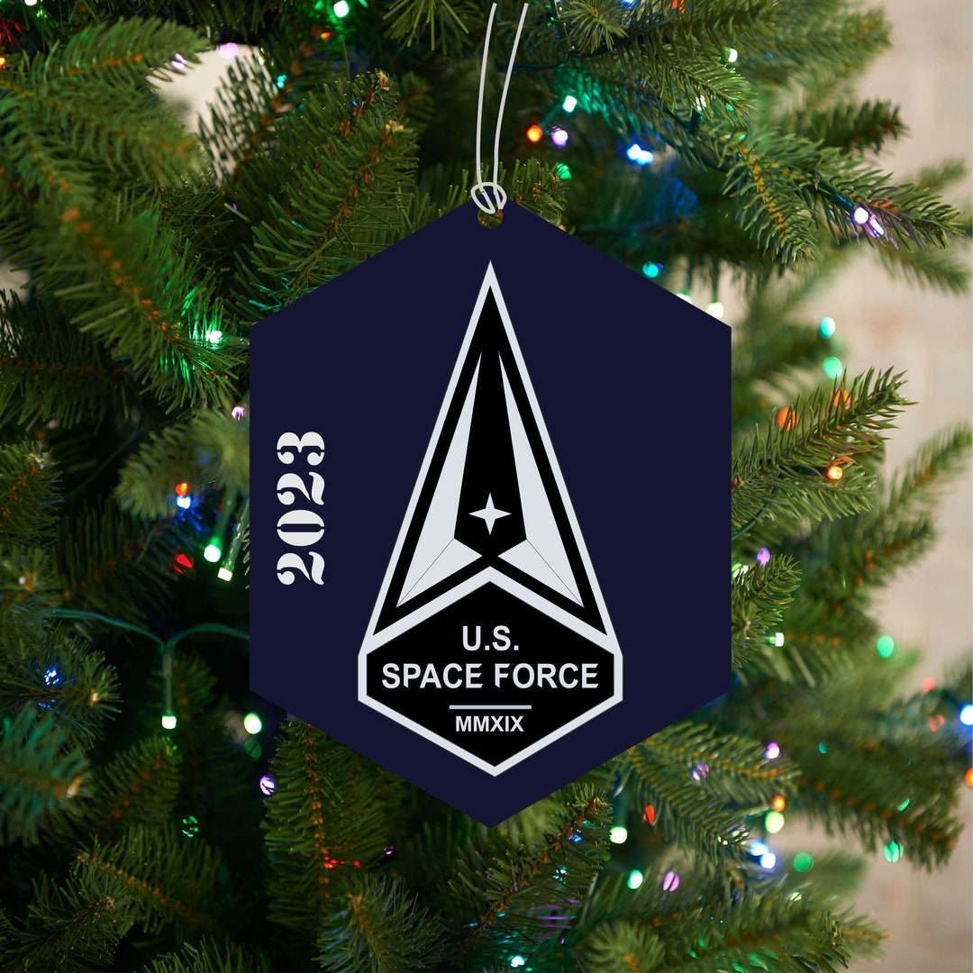 Space Force Logo Christmas Ornament - Etsy