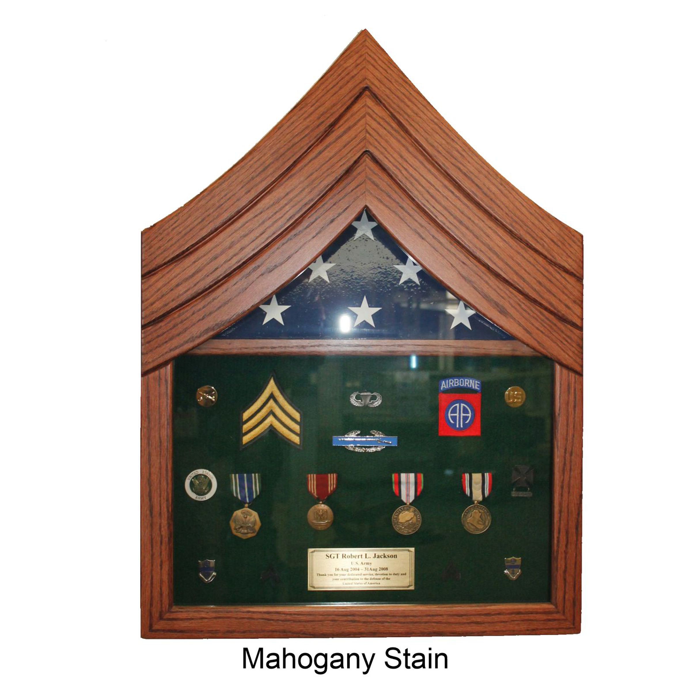 Army (E5) Sergeant Shadow Box - 3x5 Flag - Etsy