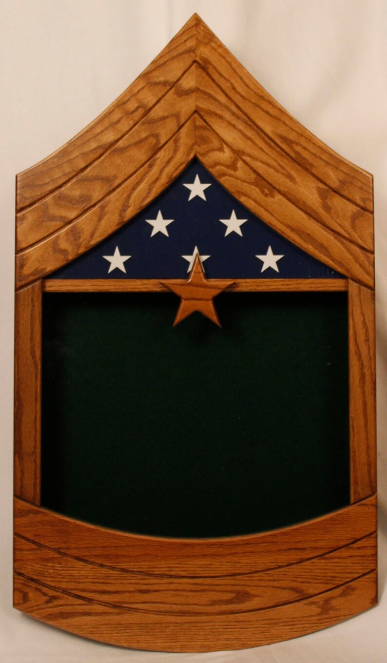 Army E9 Sergeant Major Shadow Box | Etsy