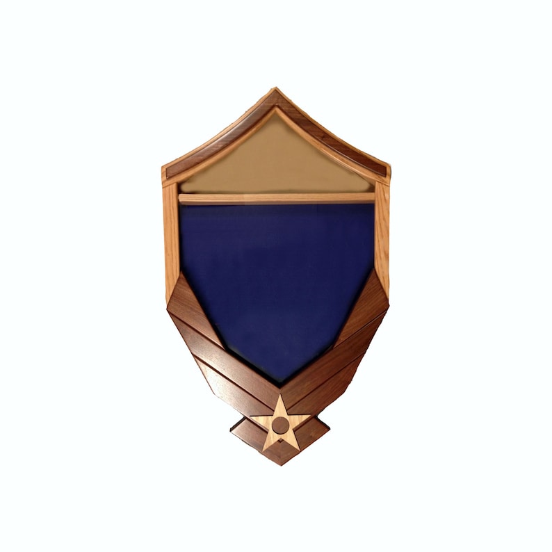 Air Force Logo (E7) Master Sergeant Shadow Box - 3x5 Flag - Etsy