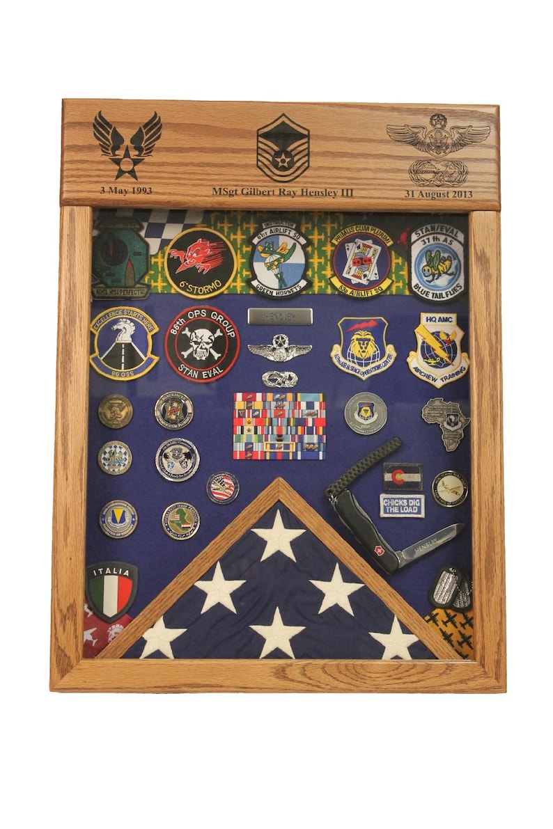 Laser Top Shadow Box - 3x5 Flag - Etsy