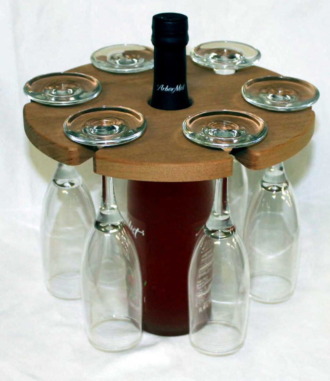 Wine Glass Caddy - Holds 6 Glasses - Etsy