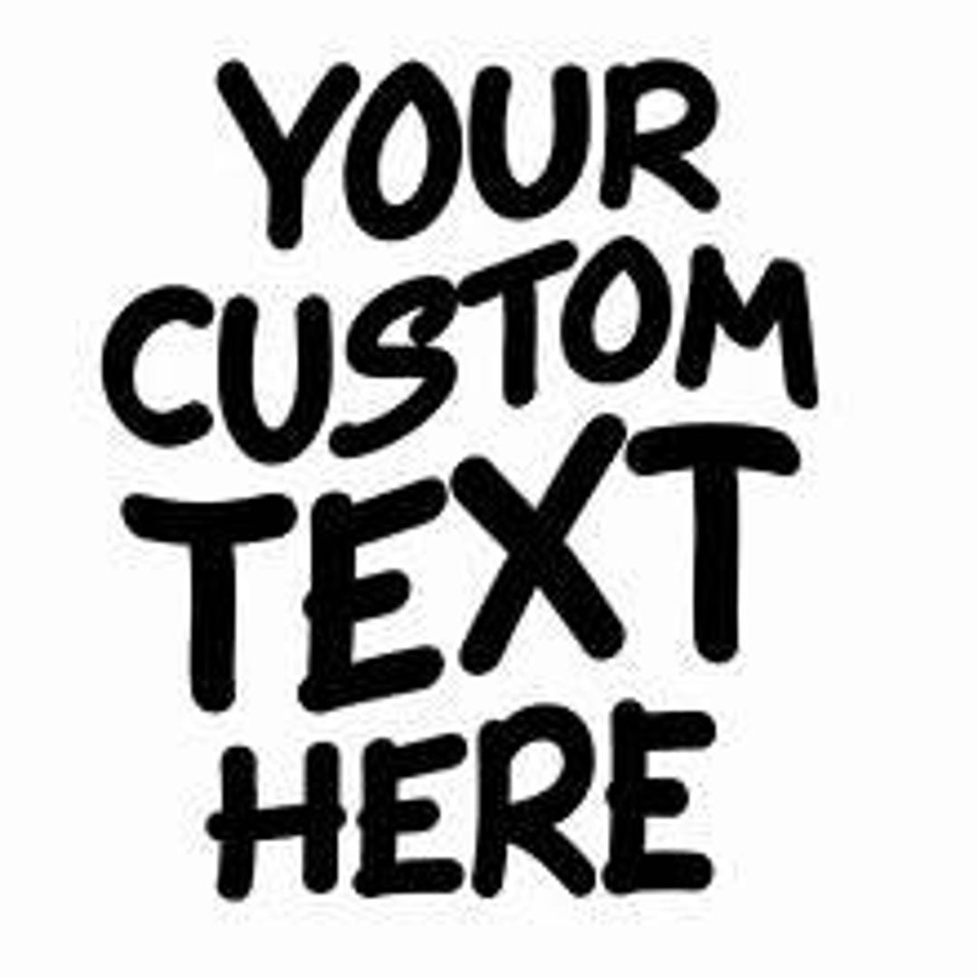 Custom Text PNG Picture - Etsy