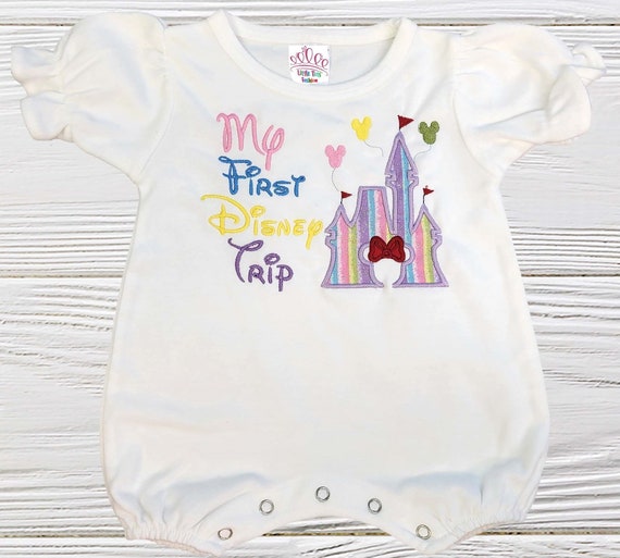 First Disney Trip, Baby's First Disney Trip, Disney Bodysuit, Girls My ...