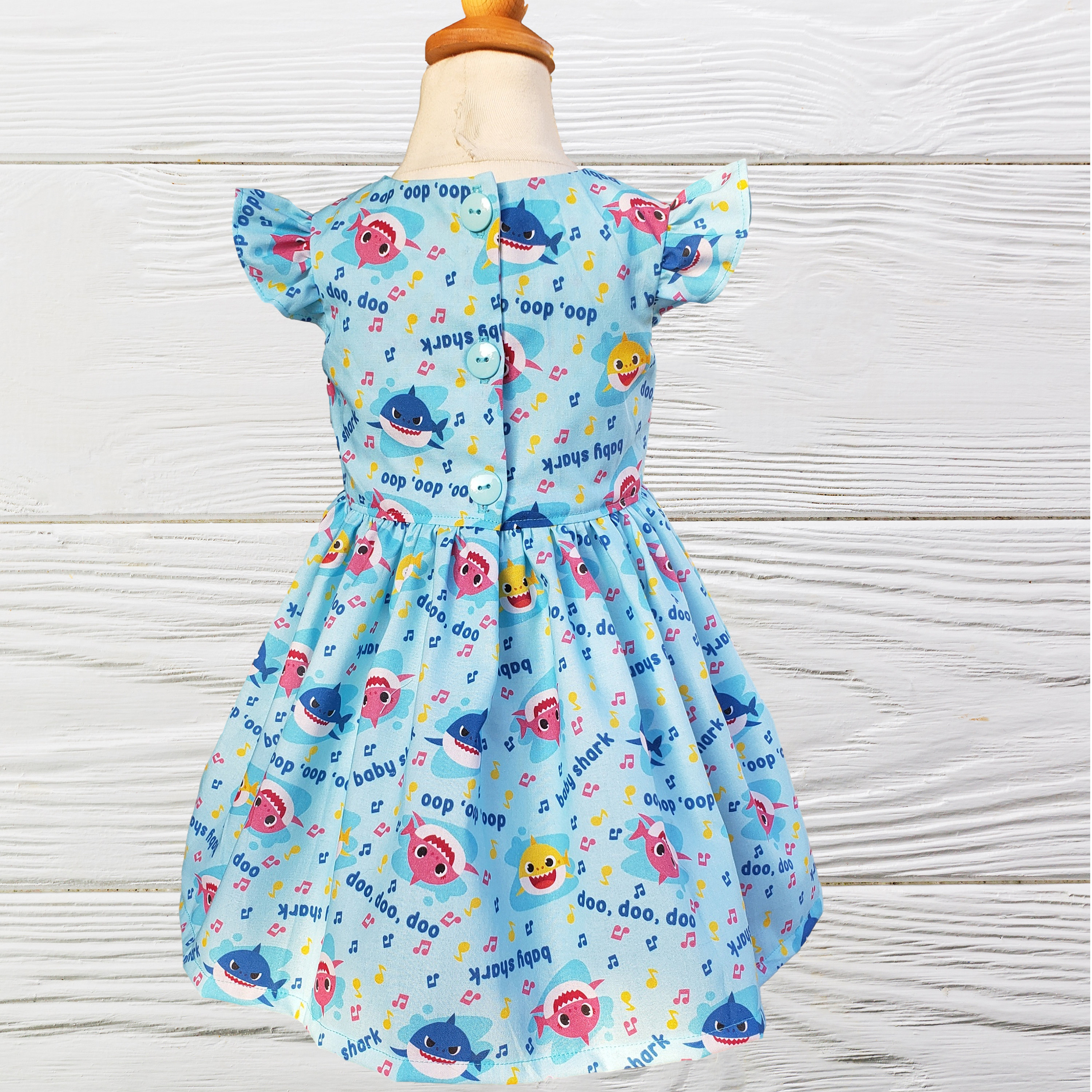 Baby Shark birthday dress Baby Shark girls dress Little | Etsy