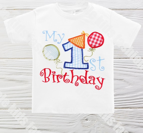 First birthday shirt , Boys 1st Birthday shirt, First birthday toddler ...