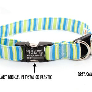 BREAKAWAY Dog Collar Choose Any Print Optional Personalized | Etsy