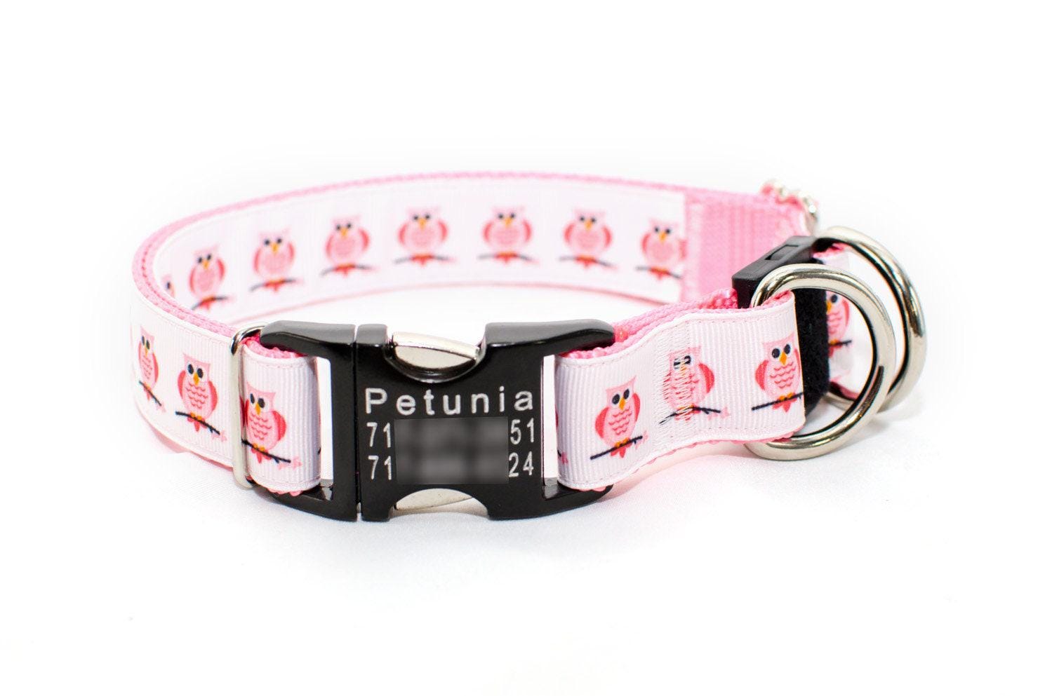 Engraved ID Buckles - Personalized Dog ID Metal Buckles - Etsy