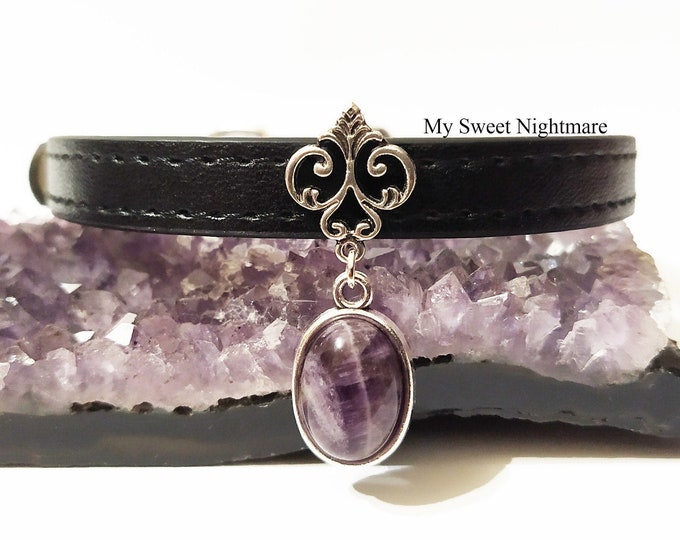 Crystal Cat Collar Victorian Collar Amethyst Cat Collar - Etsy