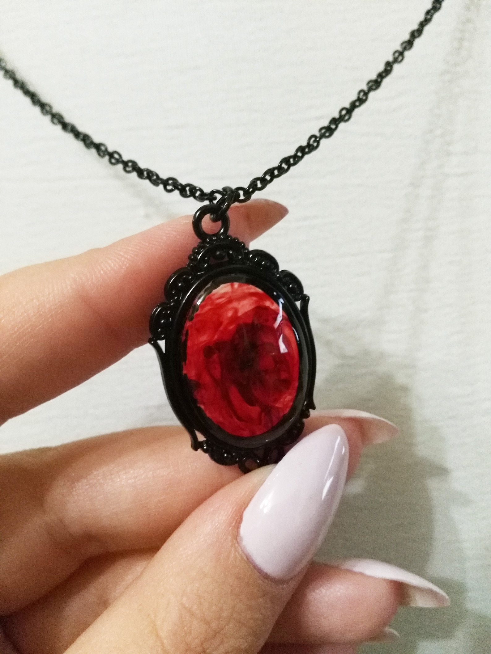 Gothic Jewelry Vampire Necklace Blood Jewelry Vampire Goth - Etsy