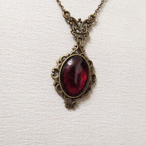 Victorian Necklace, Victorian Pendant, Victorian Jewelry, Bronze ...