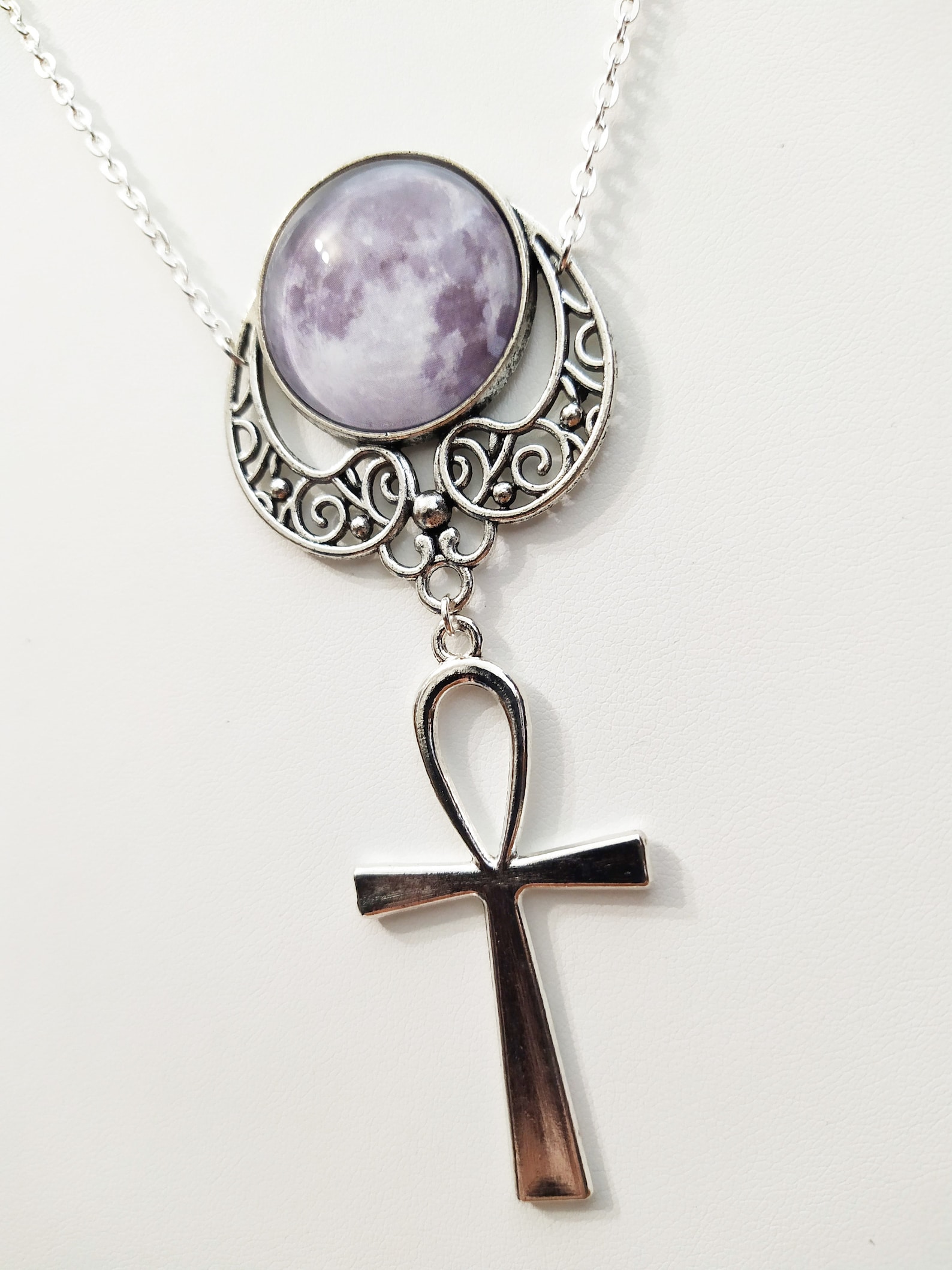 Moon necklace esoteric jewelry occult jewelry magical | Etsy