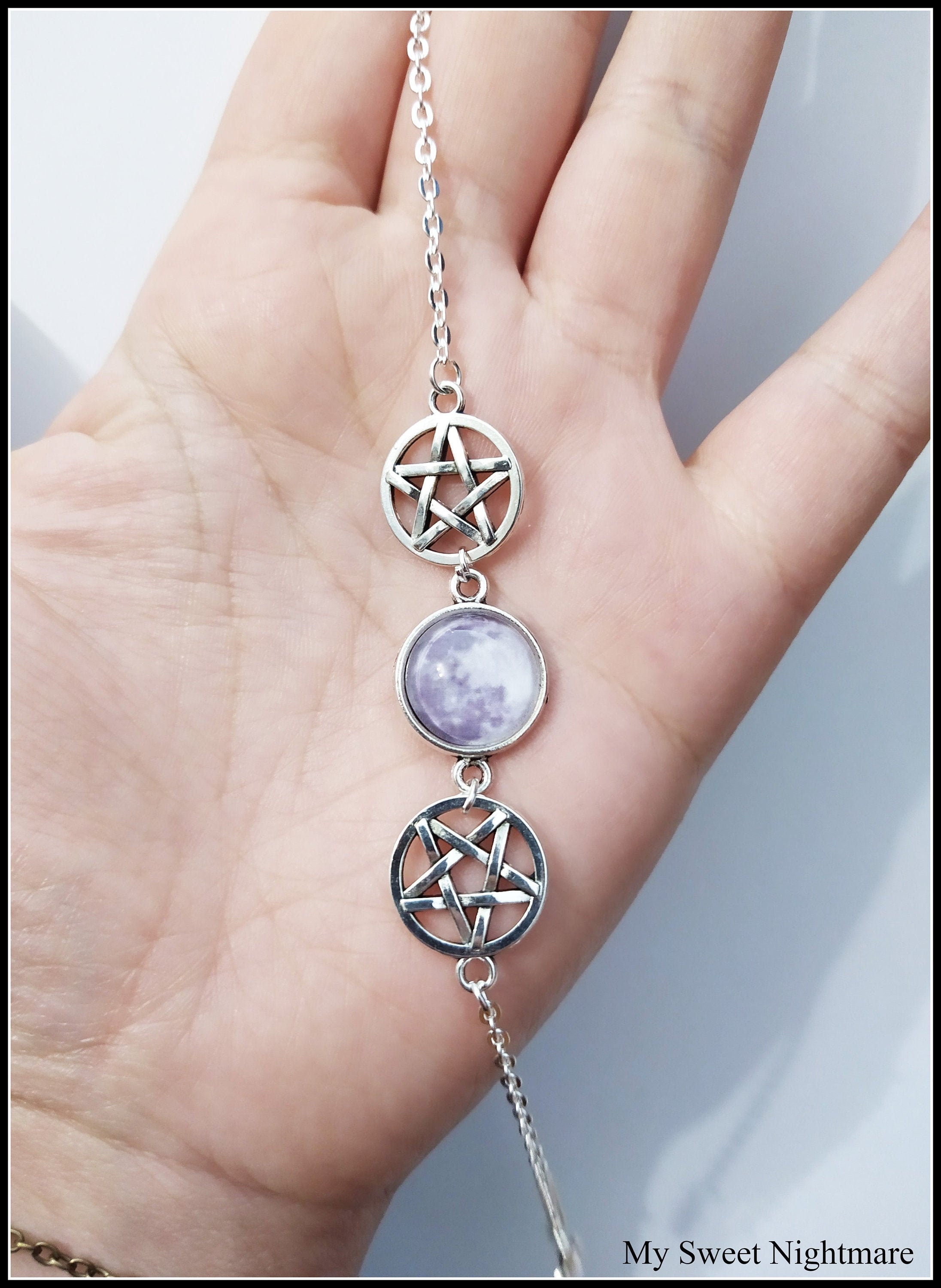 Witch Bracelet, Witchcraft Jewelry, Pentacle Jewelry, Esoteric Jewelry ...