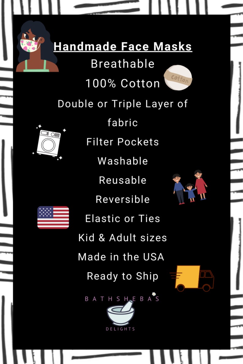 Face Mask Contoured Doesnt Need Wire Washable Handmade - Etsy