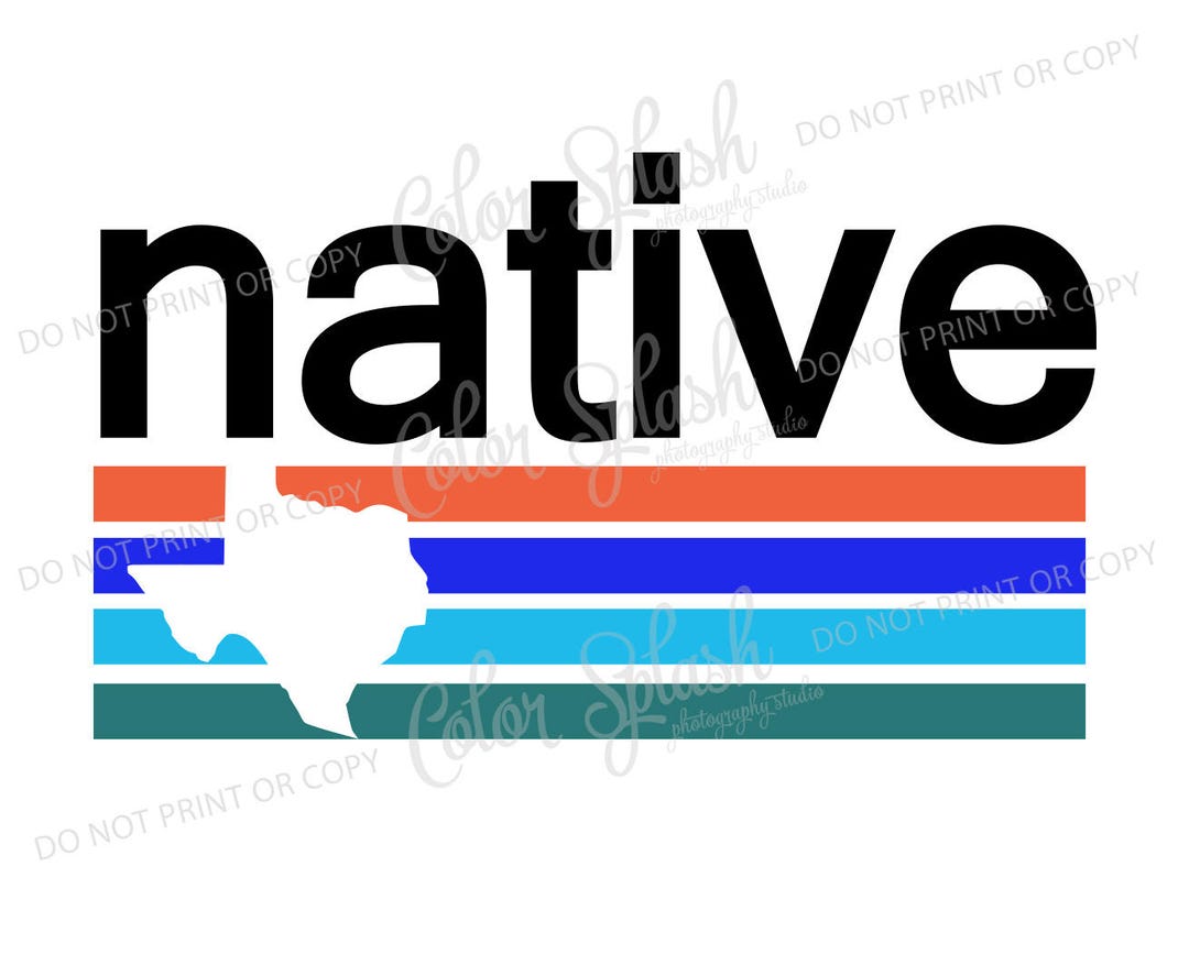 Texas Native Svg, Dxf, Png, Eps Cutting File, Silhouette Cameo ...